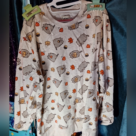 Pusheen | Sweaters | Rare Autumn Pusheen Sweater | Poshmark